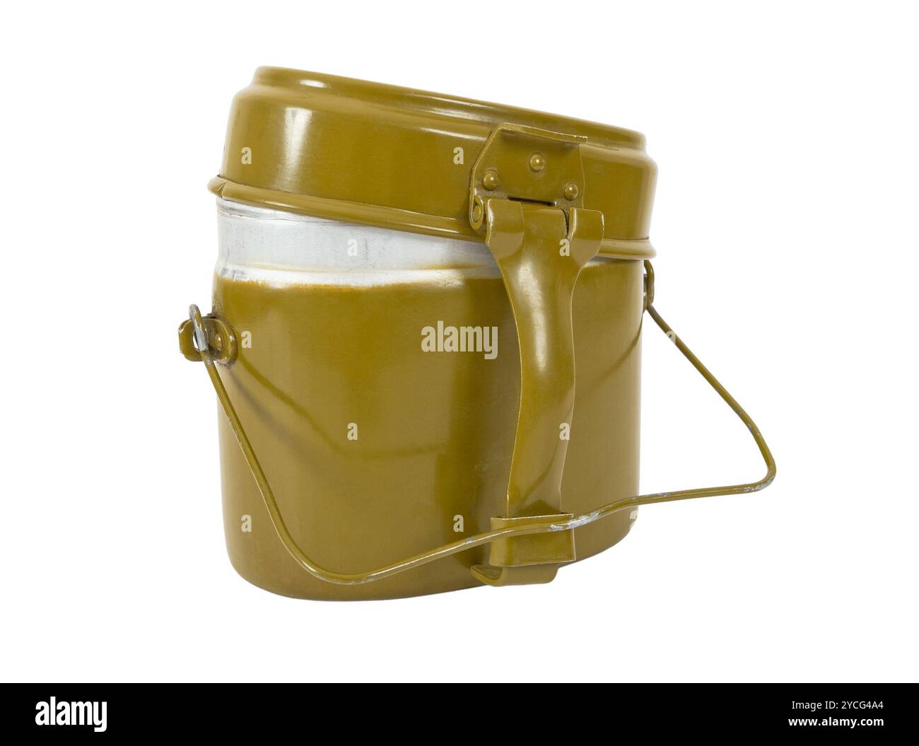 Russian Military issued cooking pot Stock Photo - Alamy
