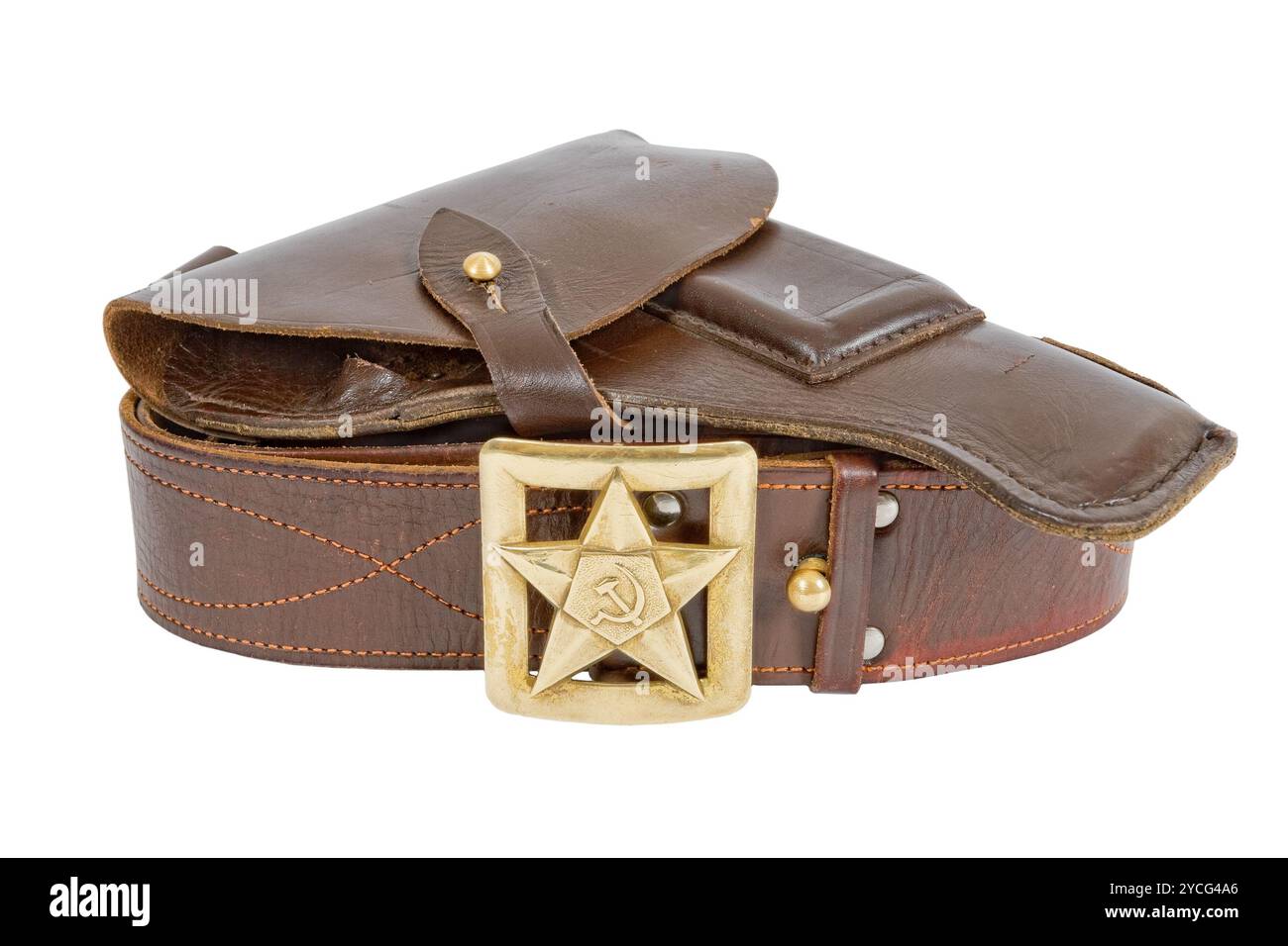 Old belt and holster Stock Photo - Alamy