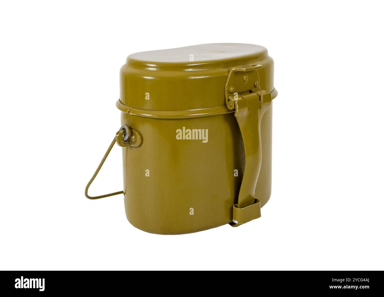 Russian Military issued cooking pot Stock Photo - Alamy