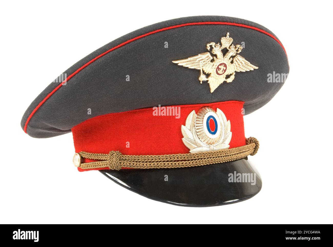 Russian police officer cap Stock Photo - Alamy