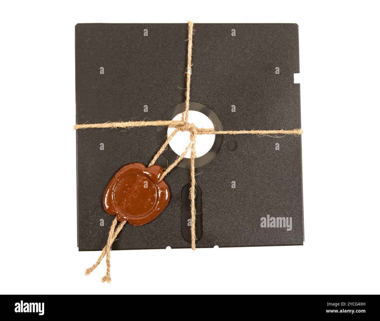 Top secret floppy disk on white background Stock Photo - Alamy