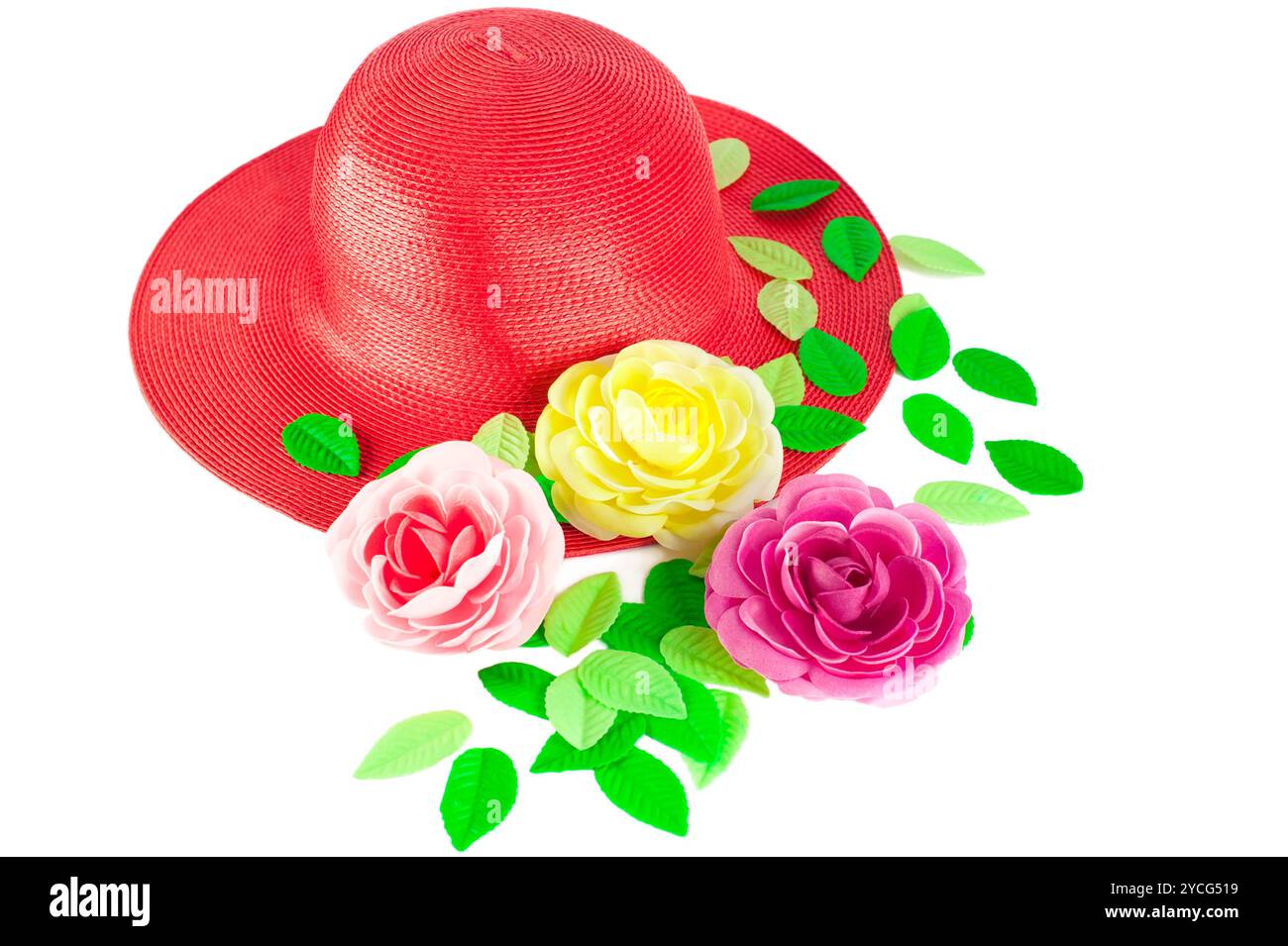 Background beautiful red summer Cut Out Stock Images & Pictures - Alamy