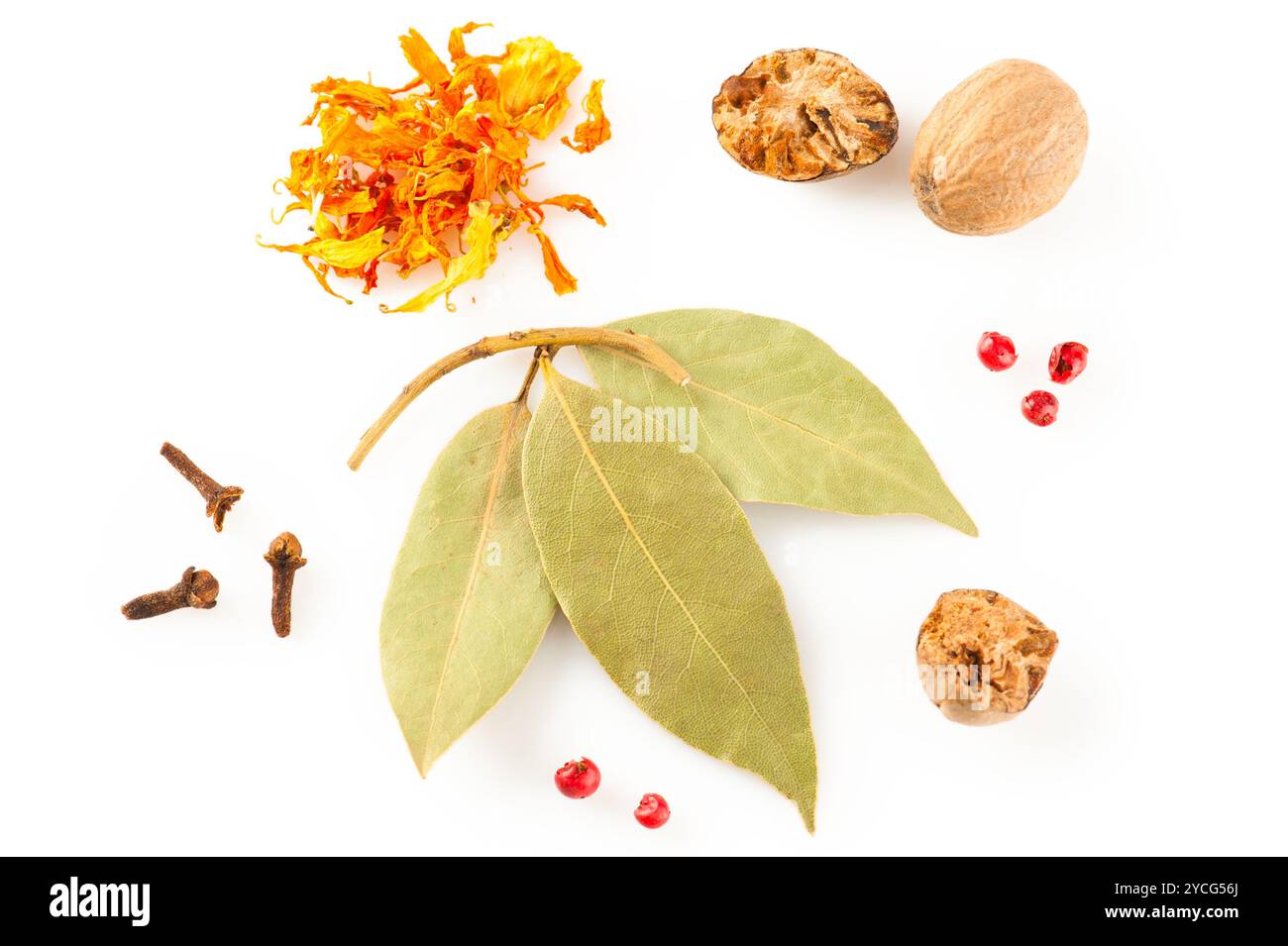 Spices. Mix of different dry herbs Stock Photo - Alamy