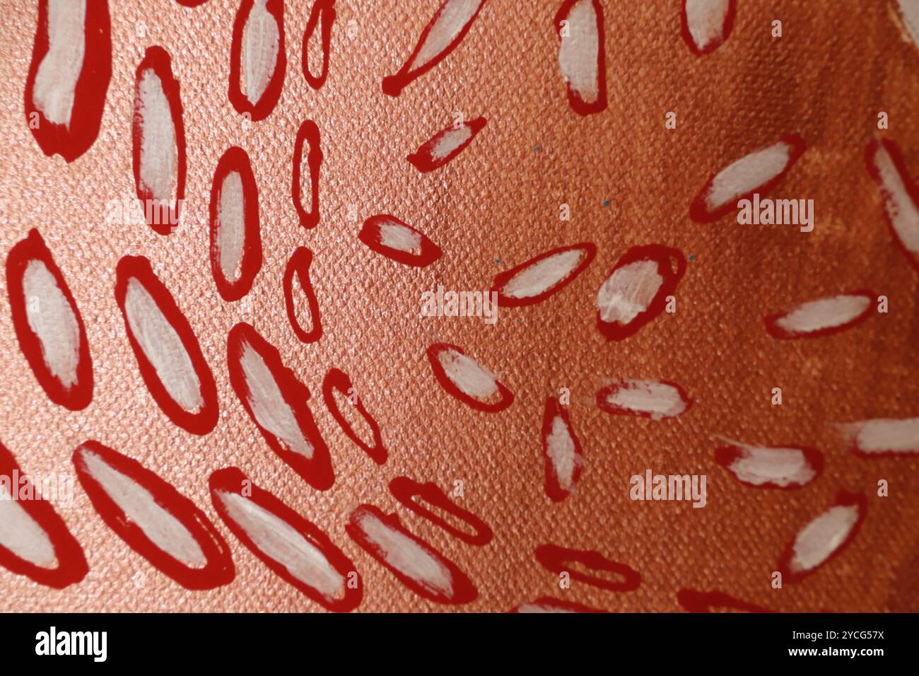 A little part from a painting on which I'm still working Stock Photo ...