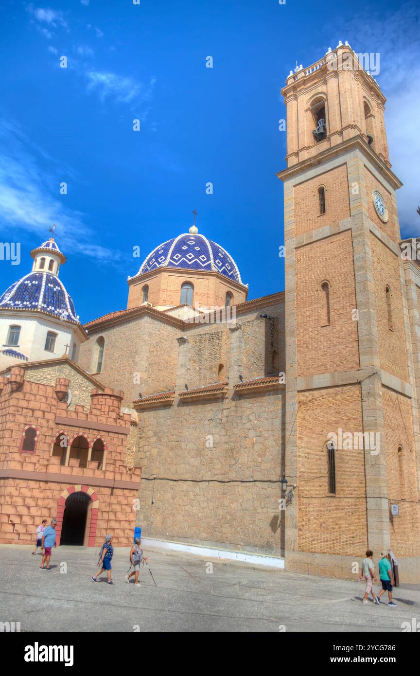 External view of the church of our lady of Consolation at the centre of ...