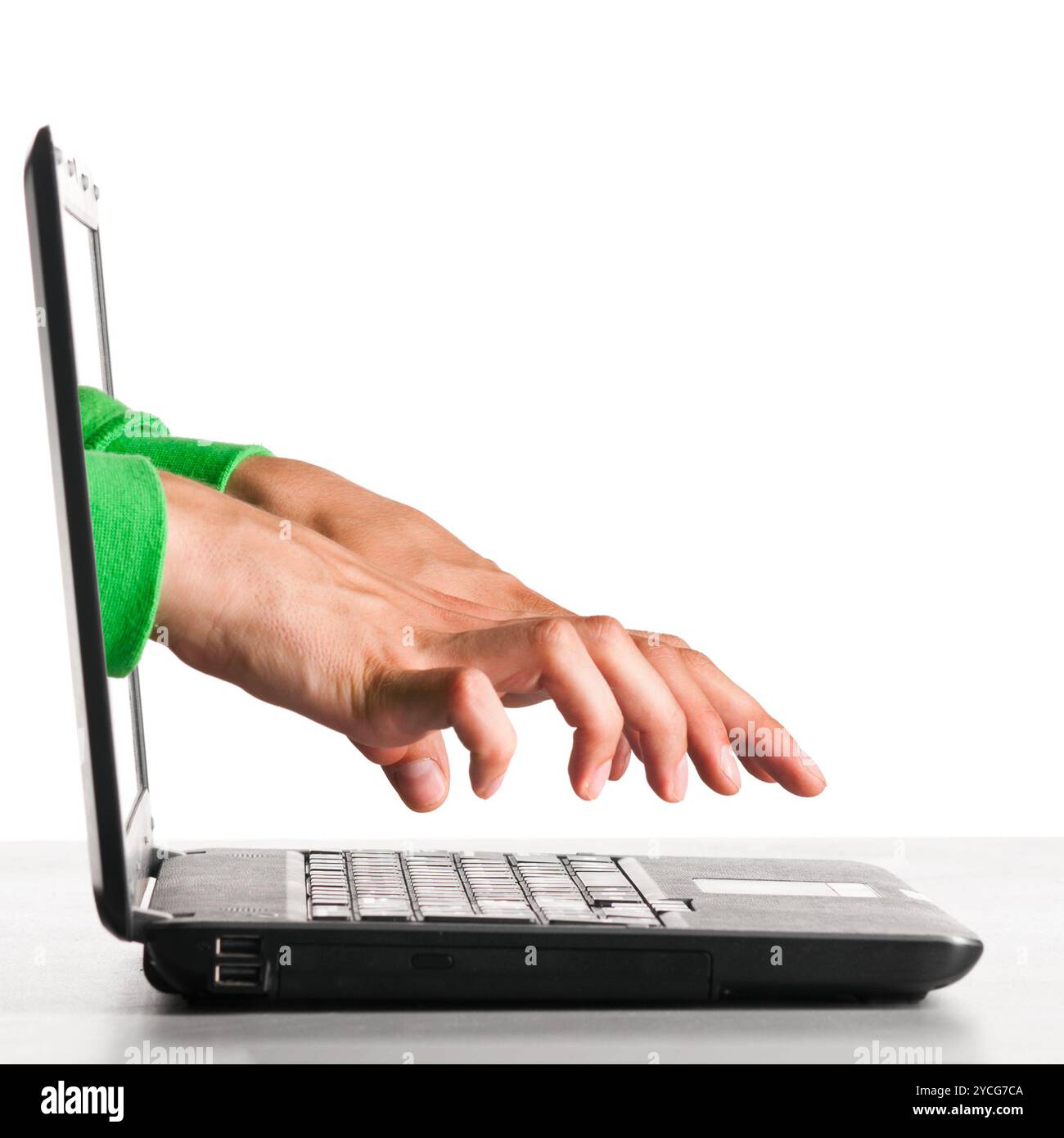 Thin hands arms slim hi-res stock photography and images - Alamy