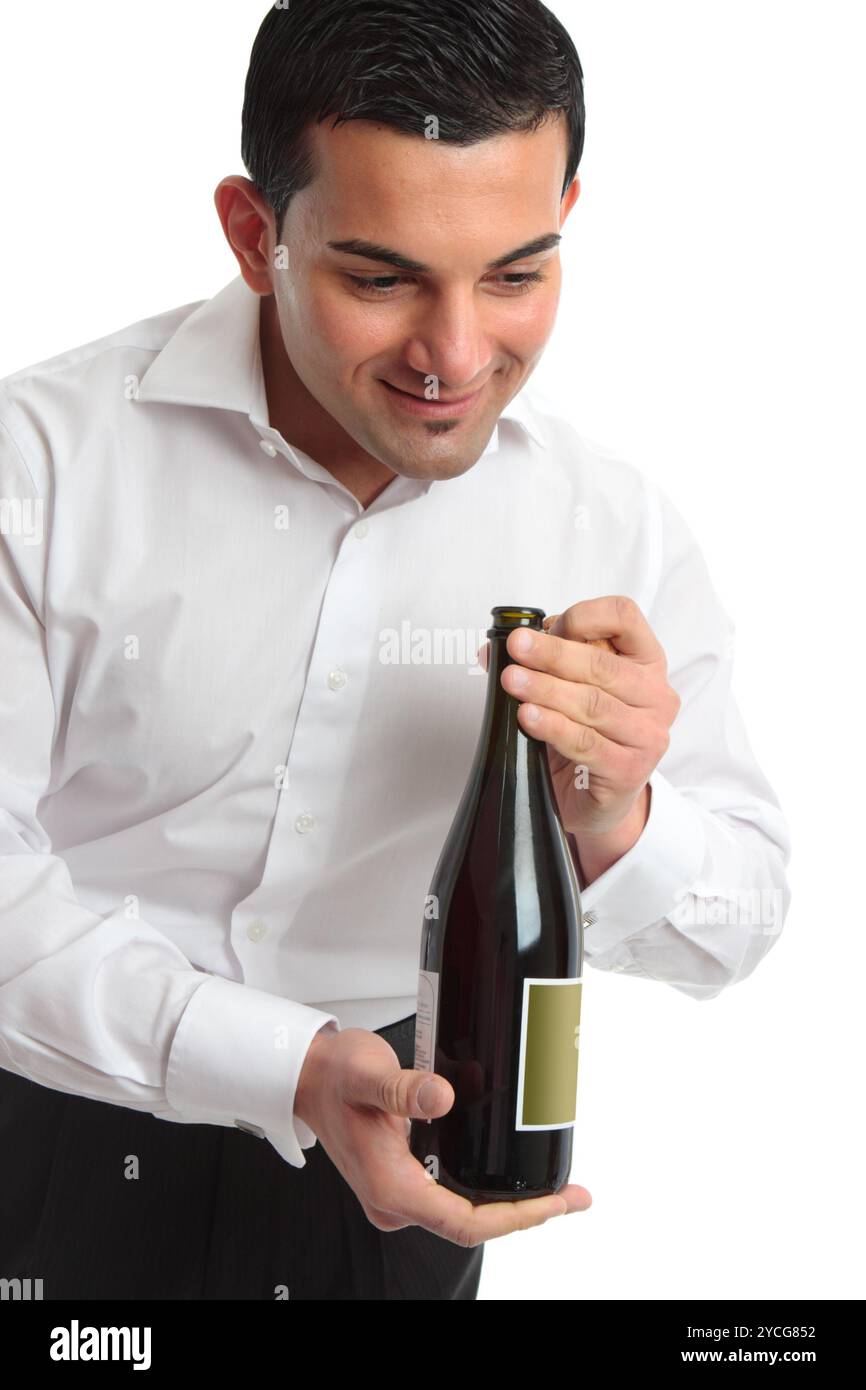 Waiter recommending wine hi-res stock photography and images - Alamy