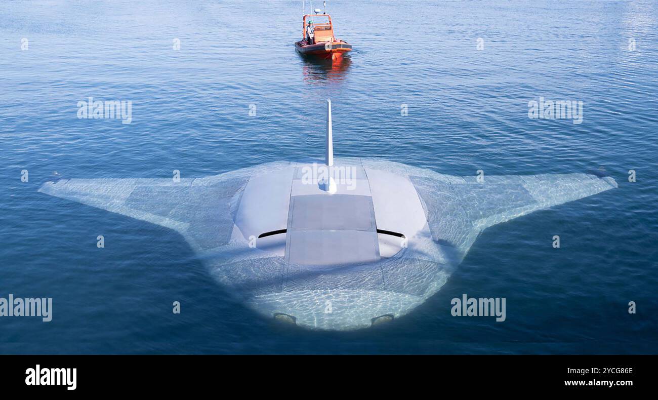 US, 23/100/2024, Handout photo shows the stealth submarine that will ...