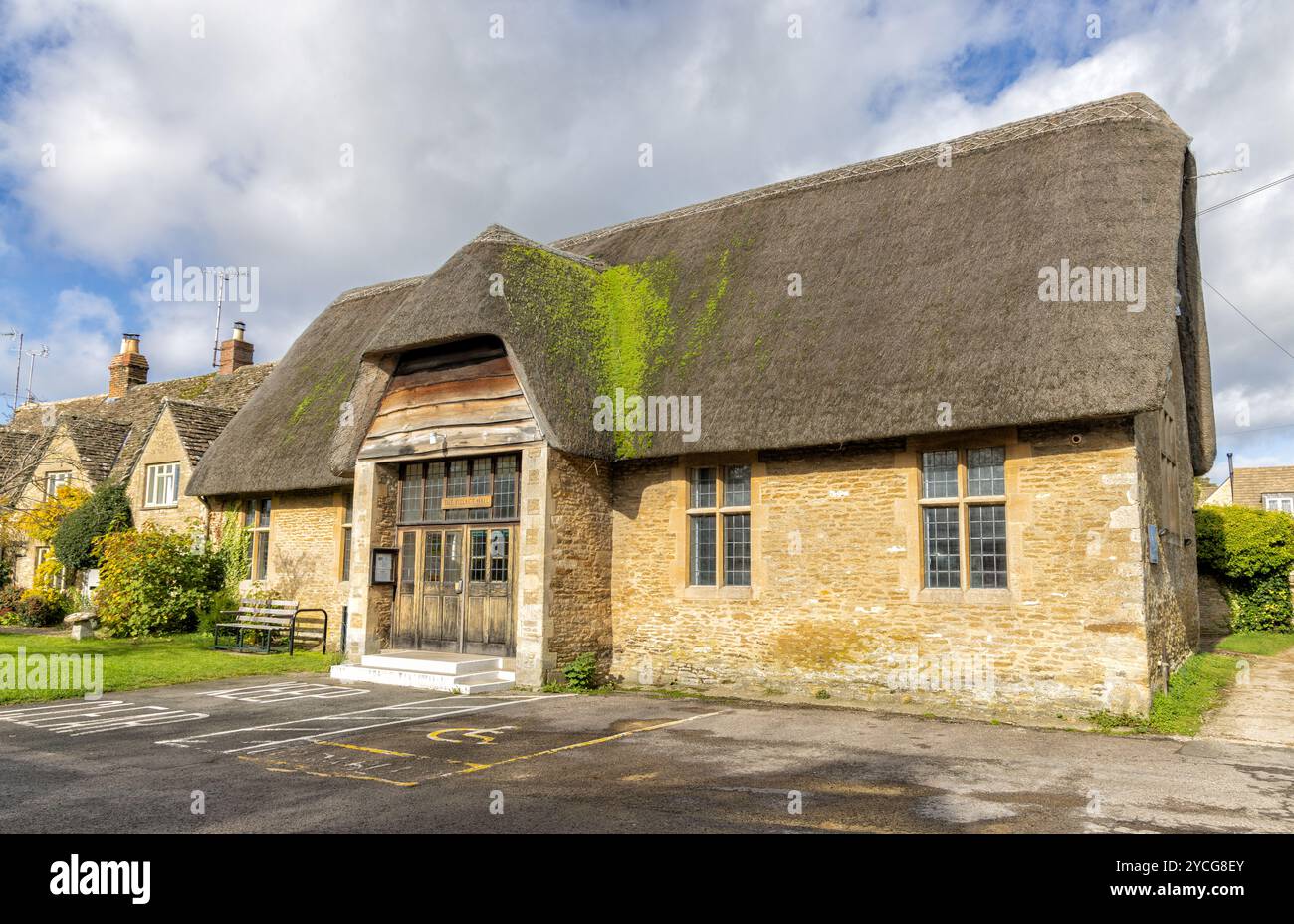 The Village Hall South Cerney originally an old Cotswold thatched barn ...