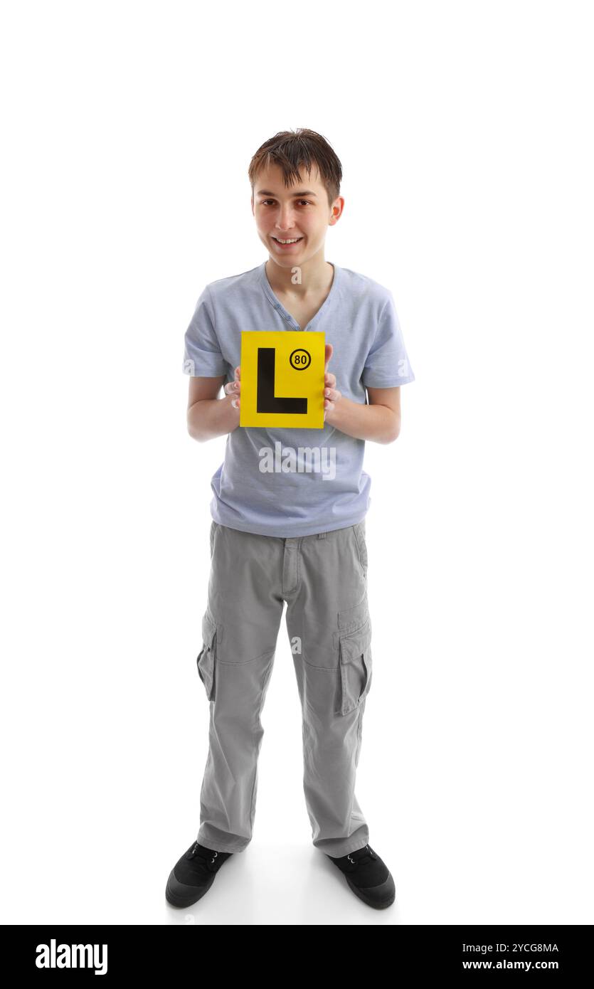 Driving lessons boy hi-res stock photography and images - Alamy