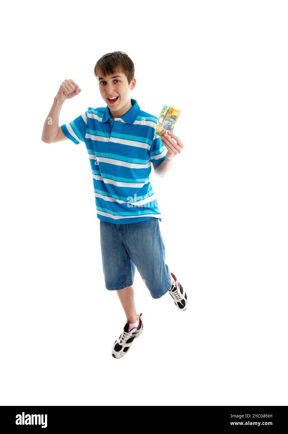 With an ecstatic leap hi-res stock photography and images - Alamy