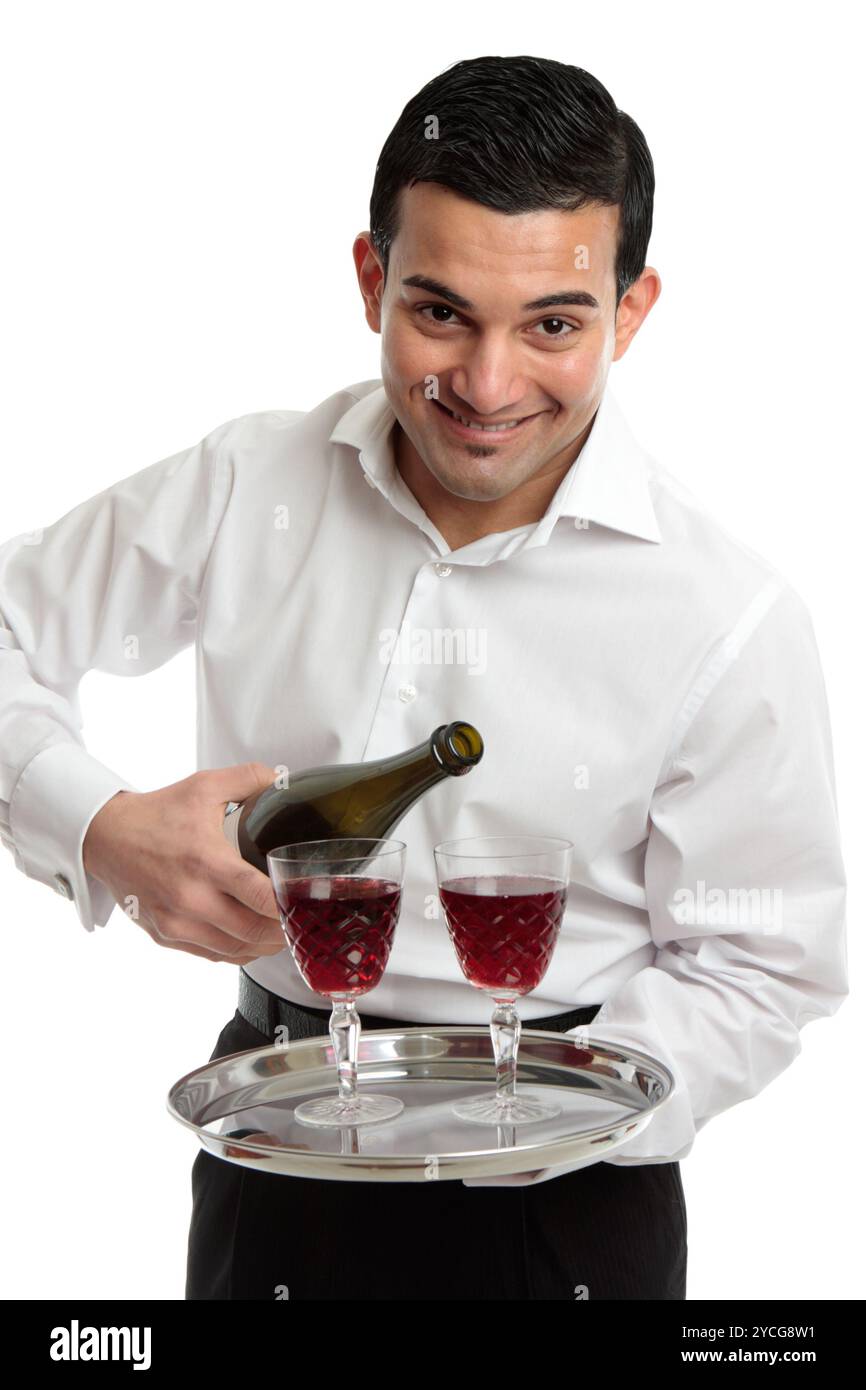 Servant carrying wine hi-res stock photography and images - Alamy
