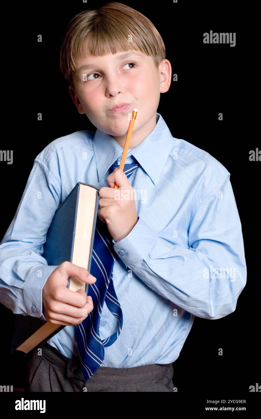 Boy smart school uniform hi-res stock photography and images - Alamy