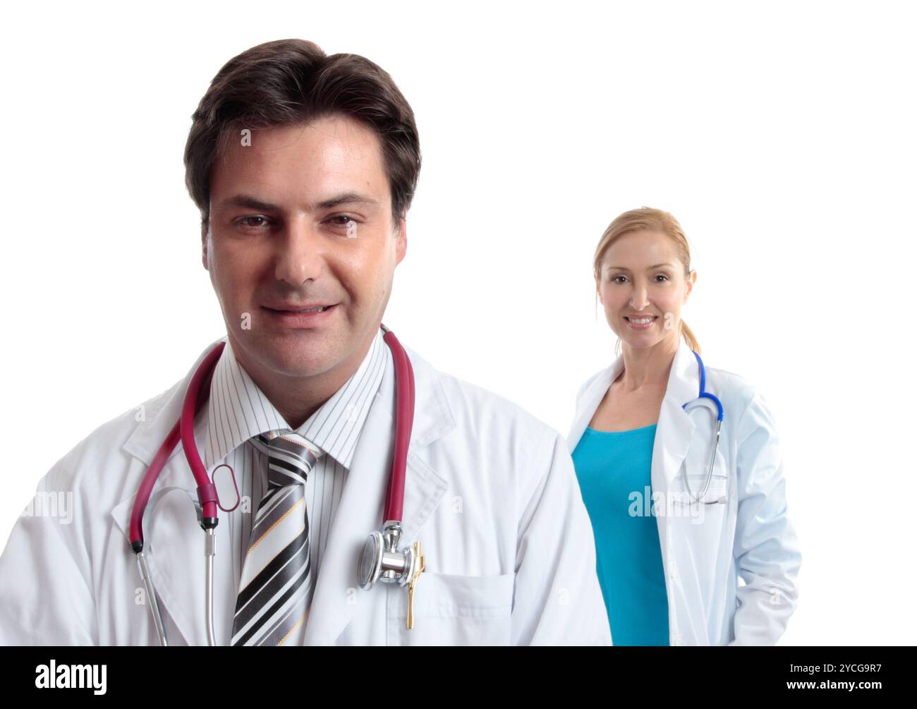 Two doctors consult hi-res stock photography and images - Alamy
