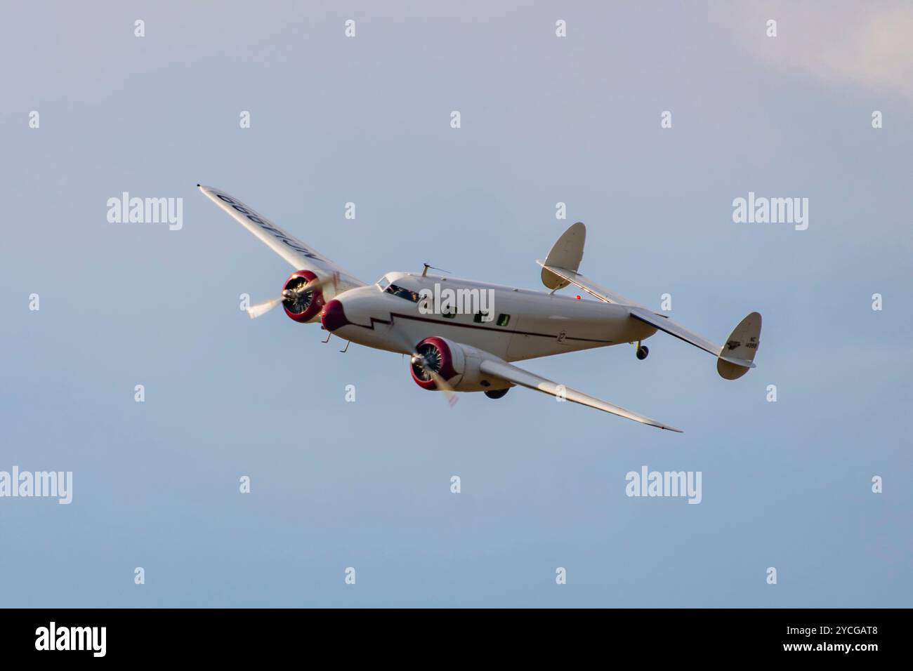 Lockheed Model 12 Electra at Sanicole Air Show 2024 in Hechtel-Eksel ...