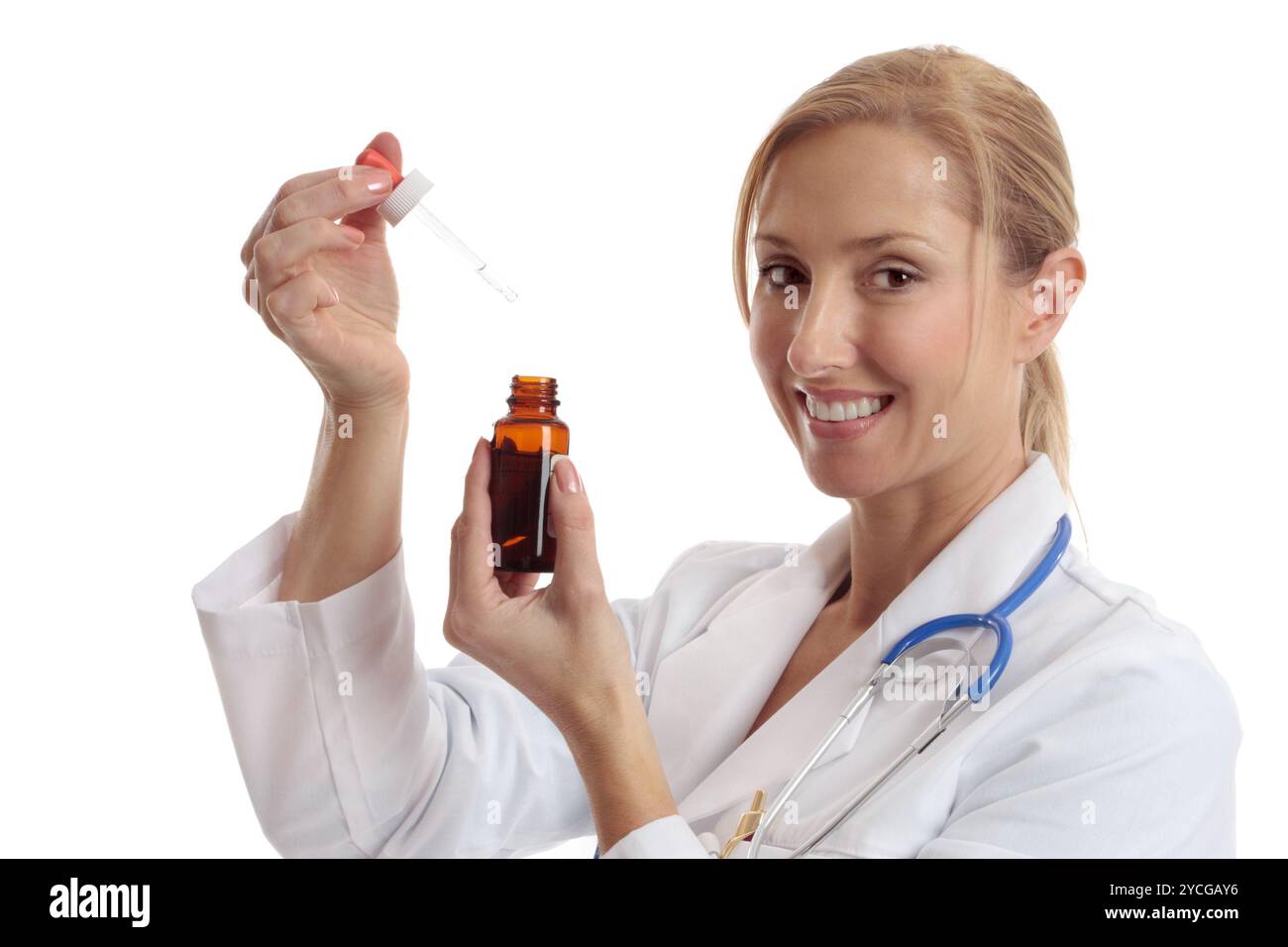 Homeopathy woman doctor hi-res stock photography and images - Alamy
