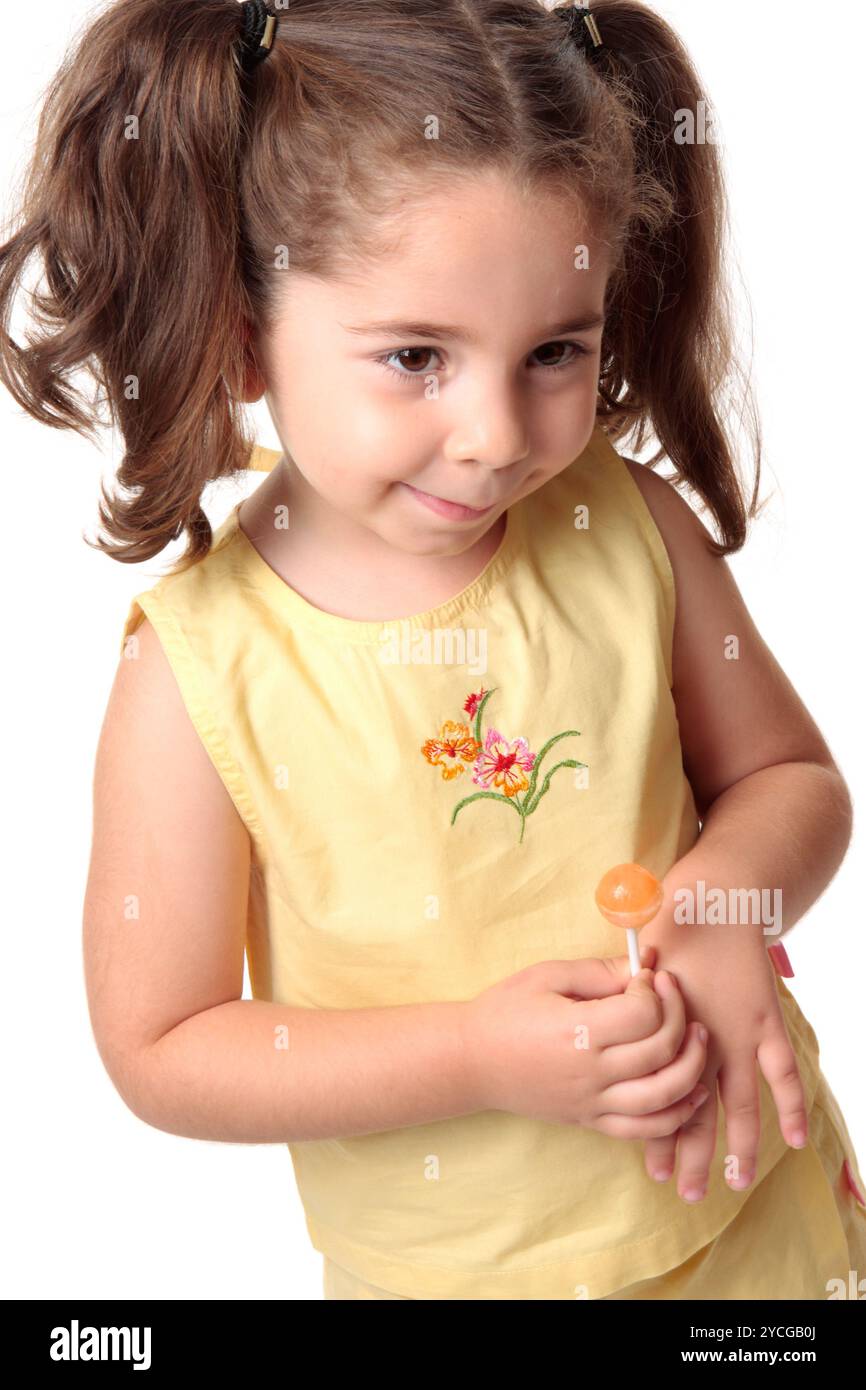 Shy toddler little girl smiling Stock Photo - Alamy