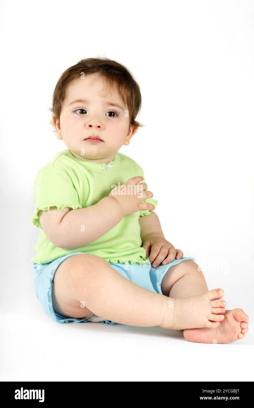 Baby cry white background hi-res stock photography and images - Alamy