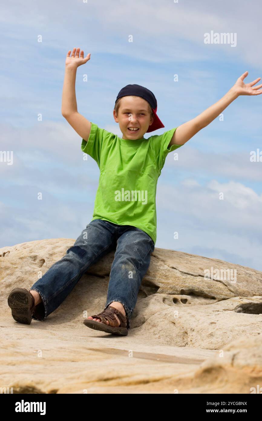 Show off boy hi-res stock photography and images - Alamy
