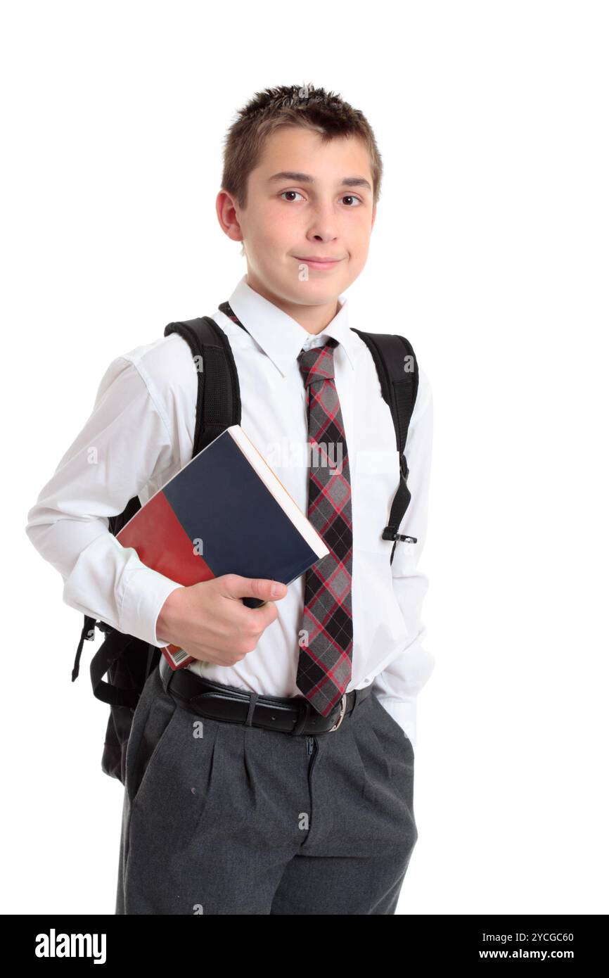 Highschool boy with tie hi-res stock photography and images - Alamy