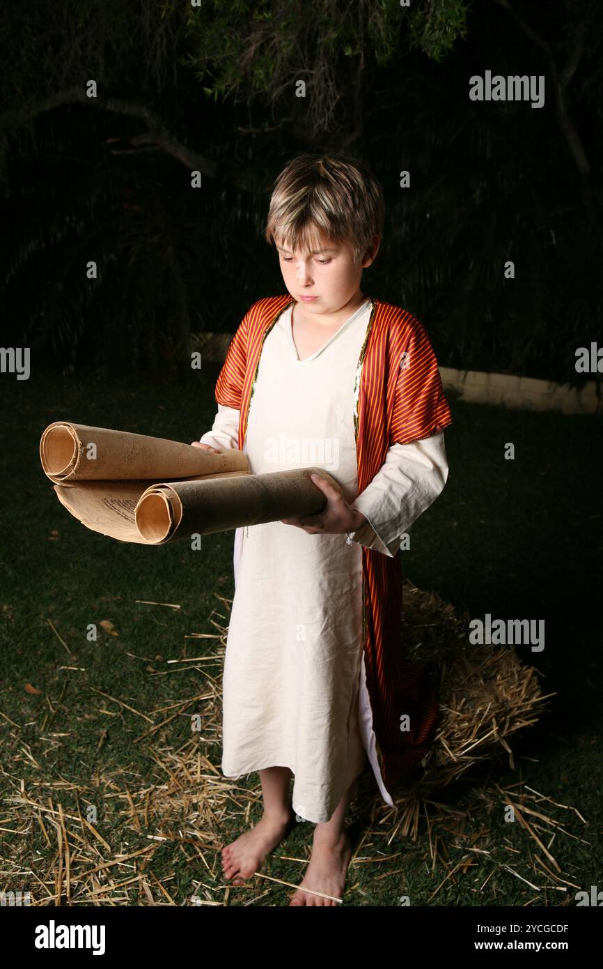Reading from the scriptures Stock Photo - Alamy