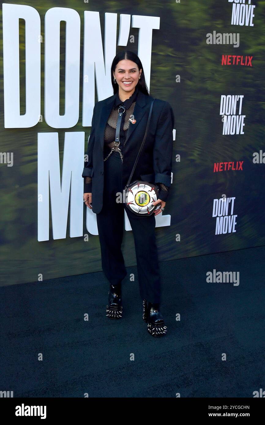 Jess Adams bei der Premiere des Netflix Films Don t Move im Netflix ...