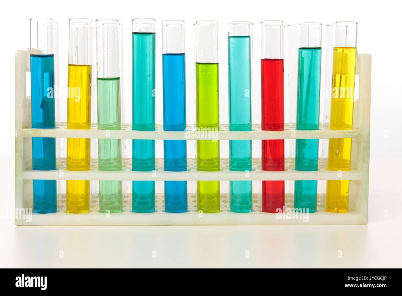 Test tubes in rack Stock Photo - Alamy