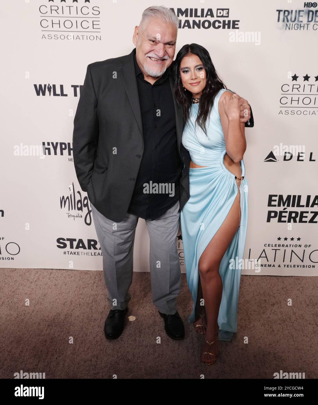 (L-R) Joaquín Cosío and Renata Vaca at the Critics Choice Association's ...