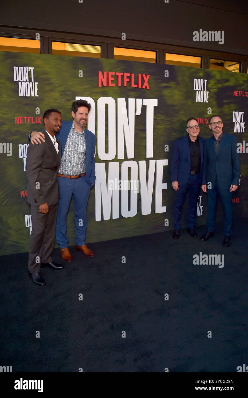 Brian Netto, T.J. Cimfel, David White und Adam Schindler bei der ...