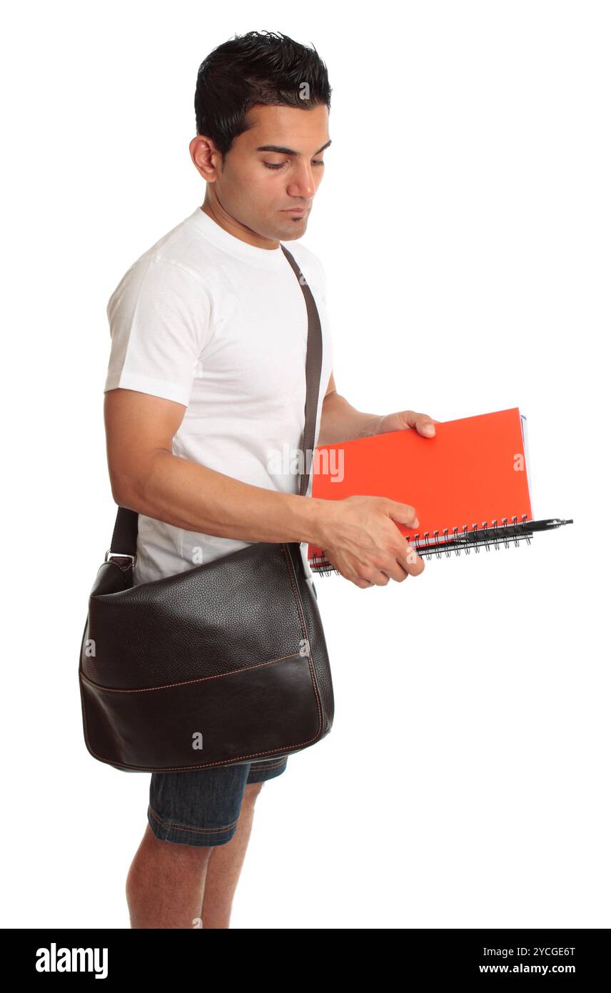 Handsome guy student studying Cut Out Stock Images & Pictures - Alamy