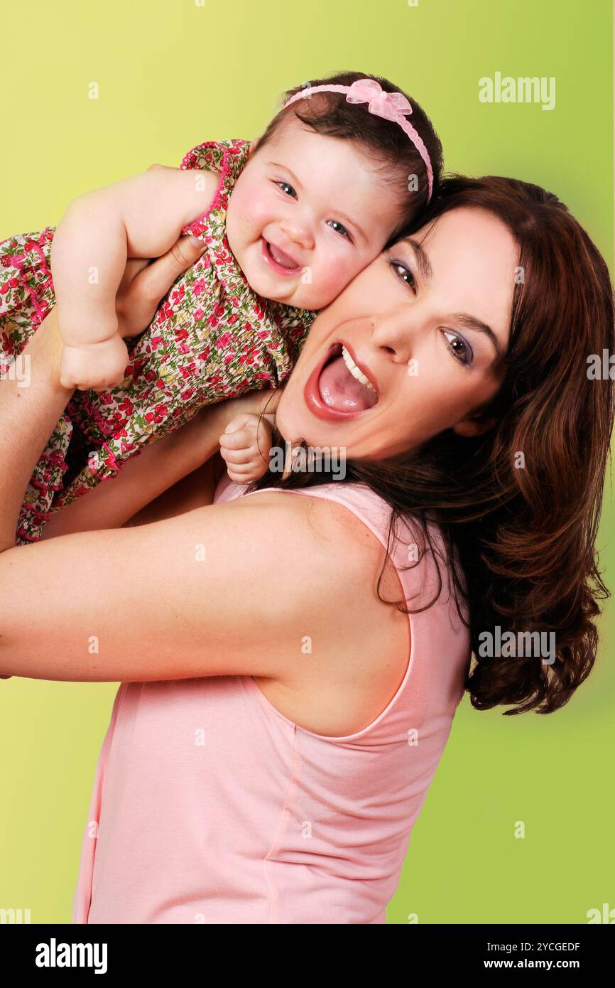 Fun with Mum Stock Photo - Alamy