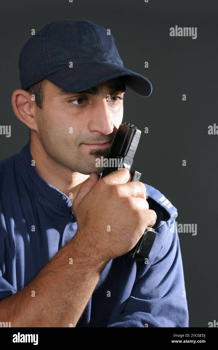Guard man security watchman hi-res stock photography and images - Alamy