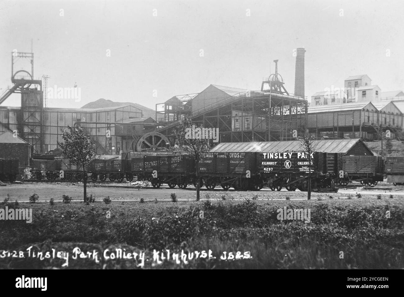 Tinsley park colliery Kilnhurst Stock Photo - Alamy