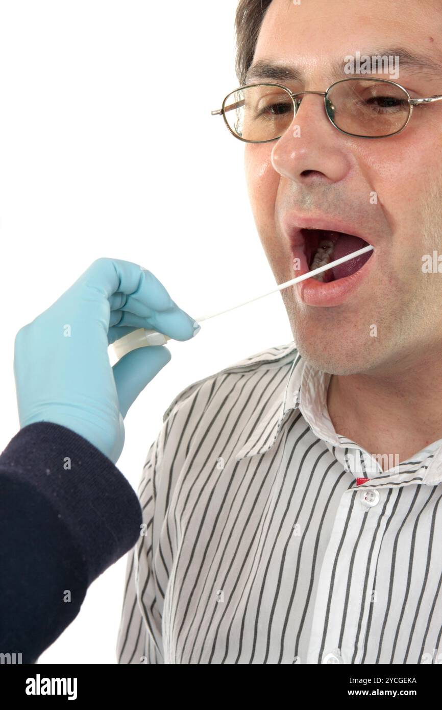Crime Suspect dna swab Stock Photo - Alamy