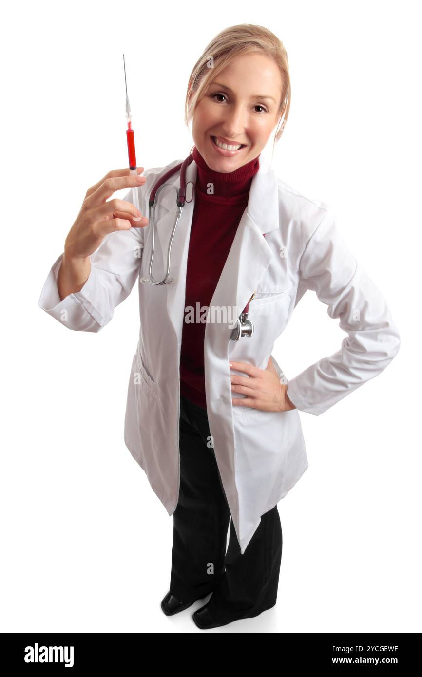 Doctor testing blood sample hi-res stock photography and images - Alamy