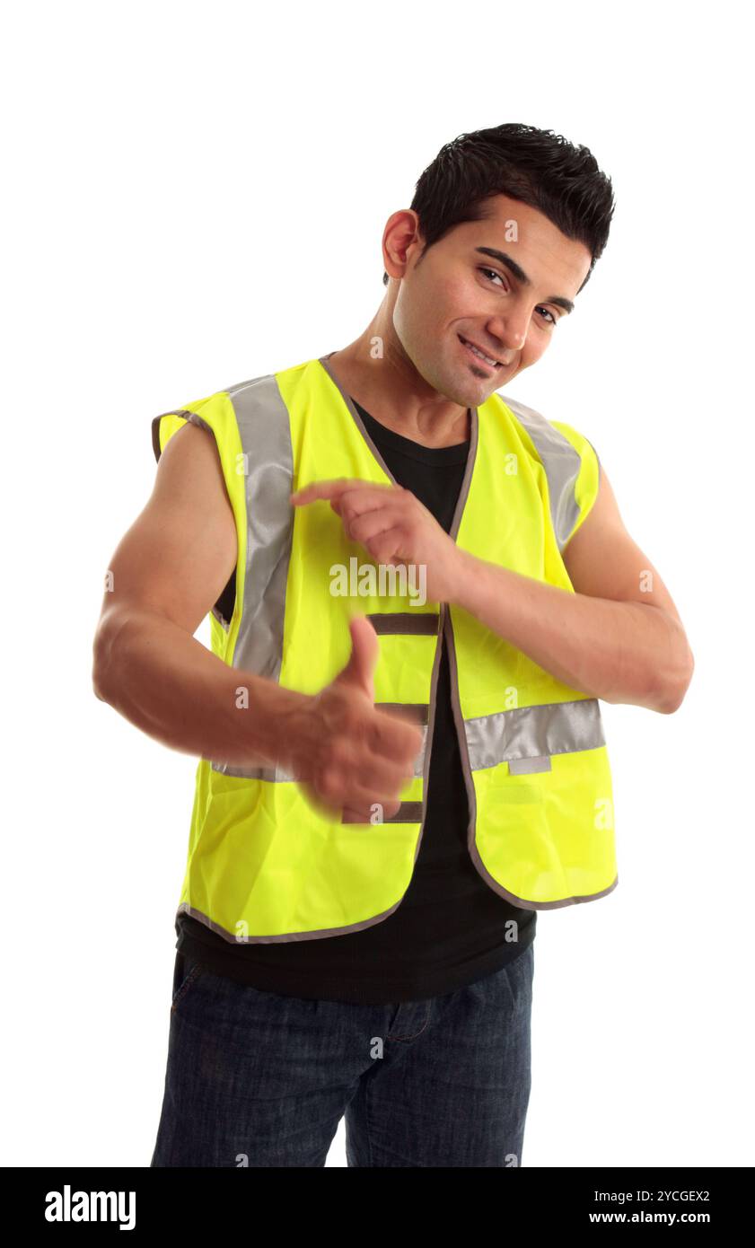 Muscular tradesman hi-res stock photography and images - Alamy