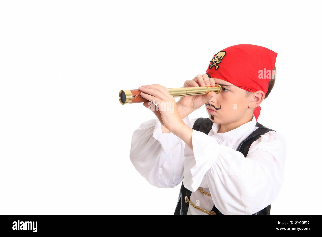 Pirate skull eye patch Cut Out Stock Images & Pictures - Alamy