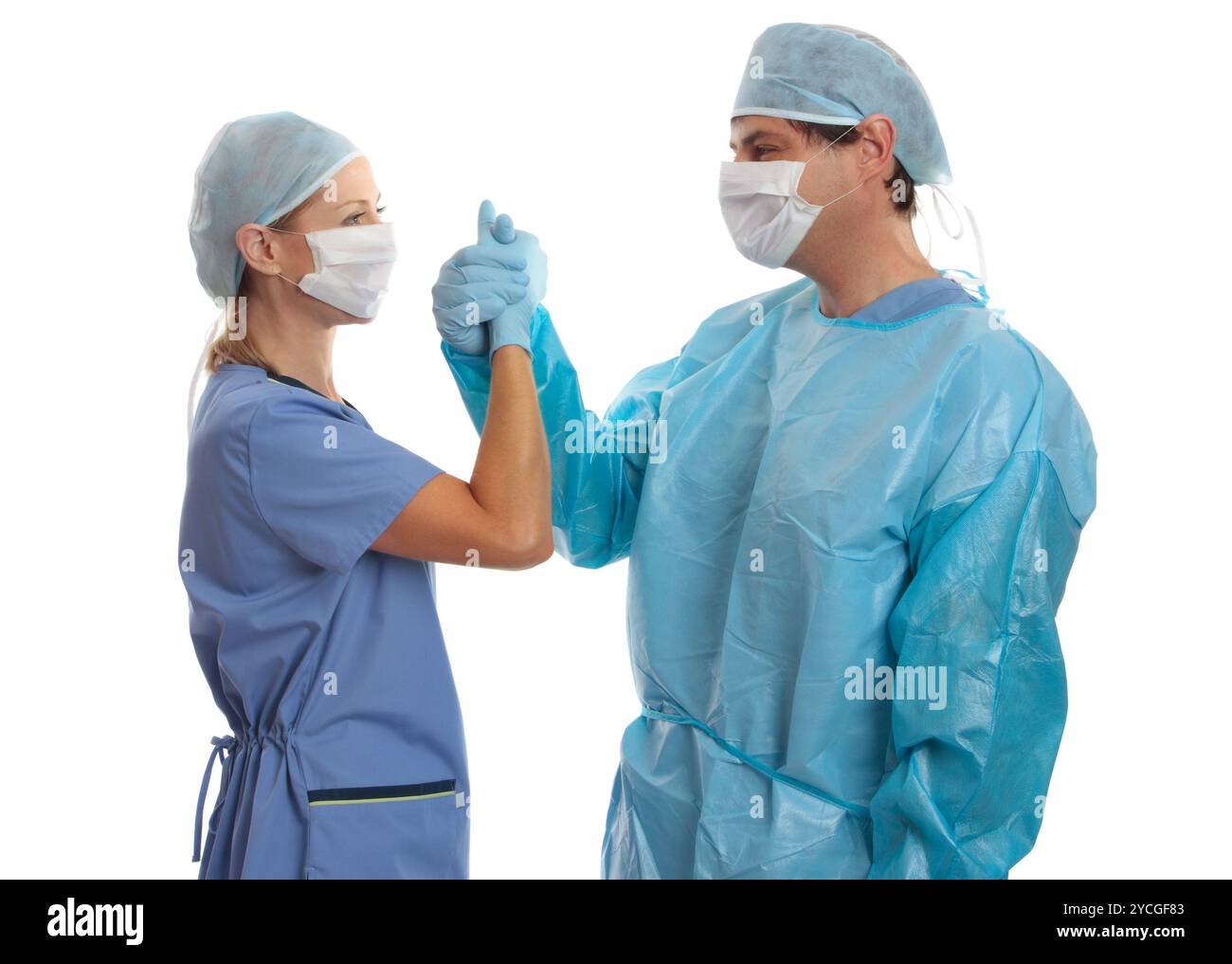 Successful happy group doctors hi-res stock photography and images - Alamy