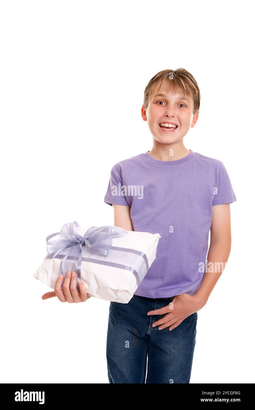 Birthday boy present hi-res stock photography and images - Alamy