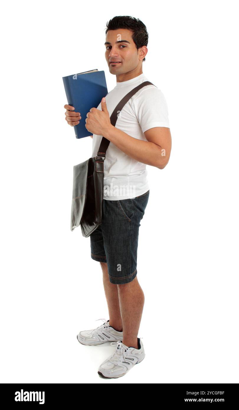 Handsome guy student studying Cut Out Stock Images & Pictures - Alamy