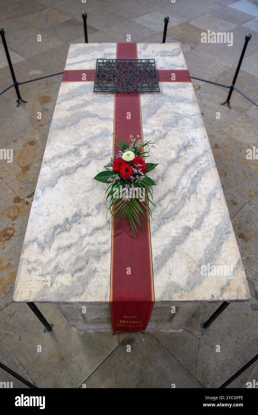 Magdeburg, Germany. 23rd Oct, 2024. The tomb of Otto the Great in the ...