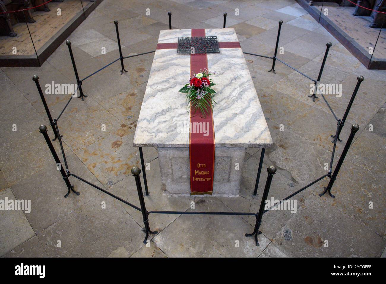 Magdeburg, Germany. 23rd Oct, 2024. The tomb of Otto the Great in the ...