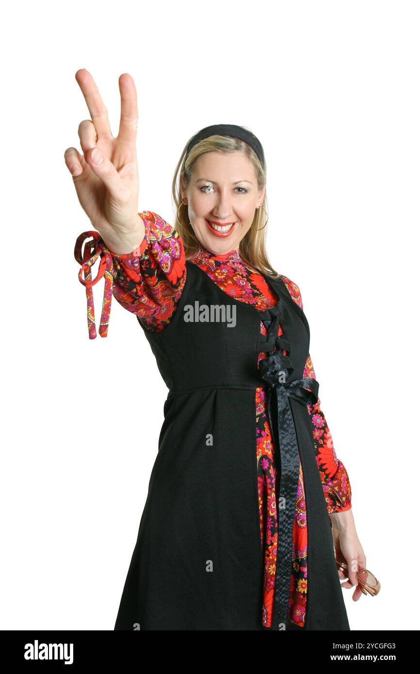 Retro girl hi-res stock photography and images - Alamy