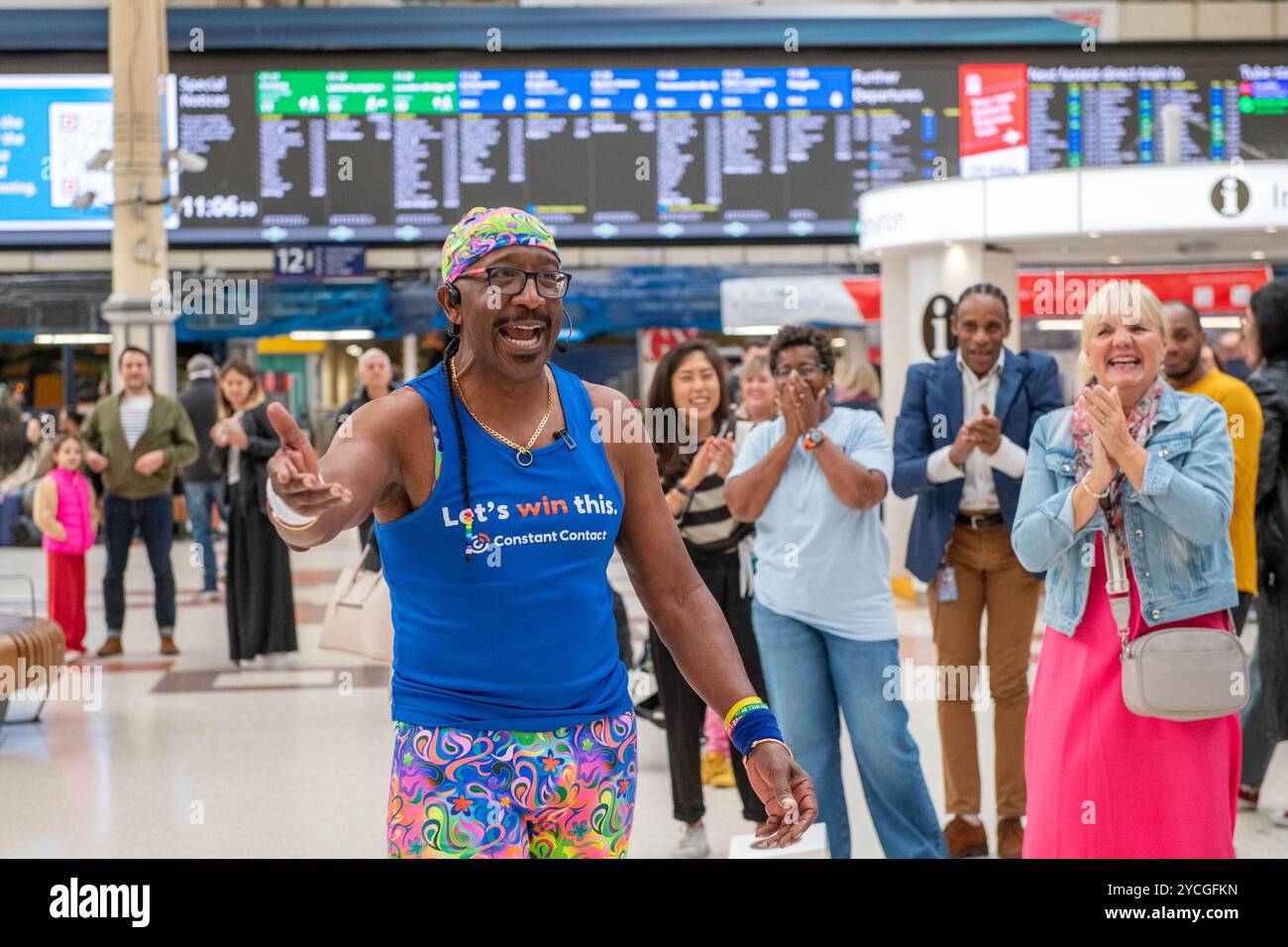 EDITORIAL USE ONLY Derrick Errol Evans, also known as Mr Motivator ...