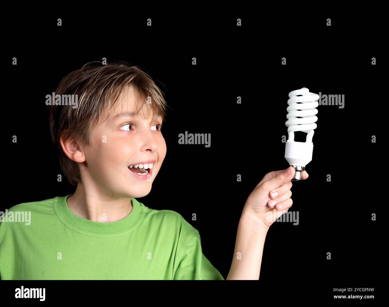 Green ideas for lighting Stock Photo - Alamy