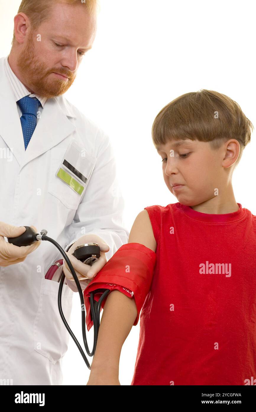 Doctor treating patient Stock Photo - Alamy