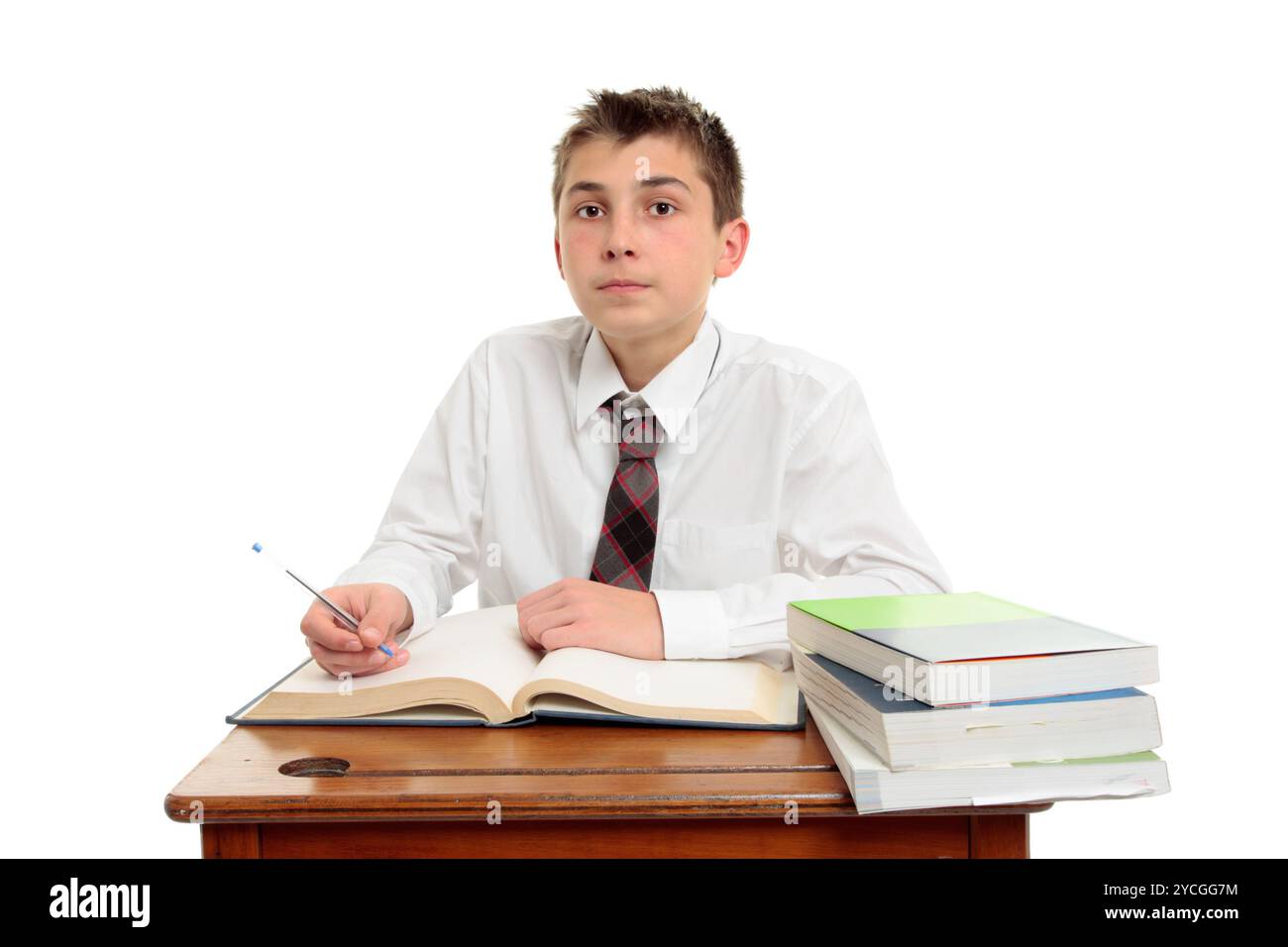 Student doing classwork hi-res stock photography and images - Alamy