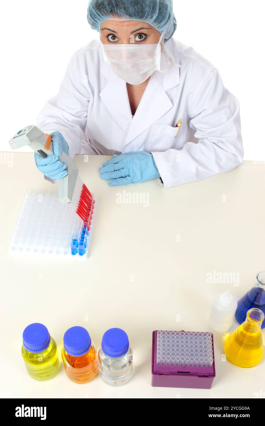 Scientific research lab work Stock Photo - Alamy