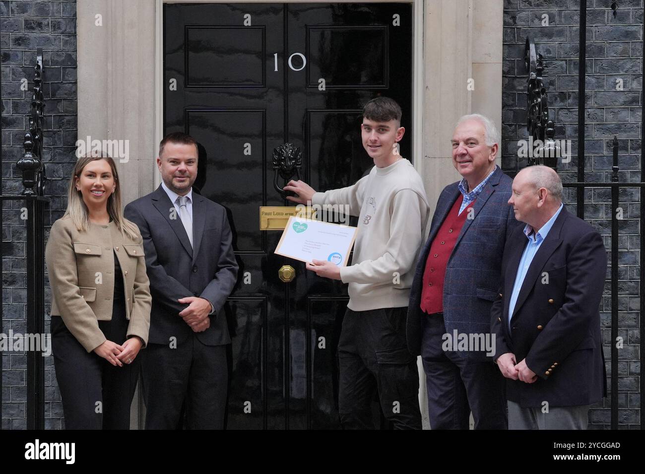 (Left to right) Sadie Dwyer, David Stockdale, nineteen-year-old cardiac ...