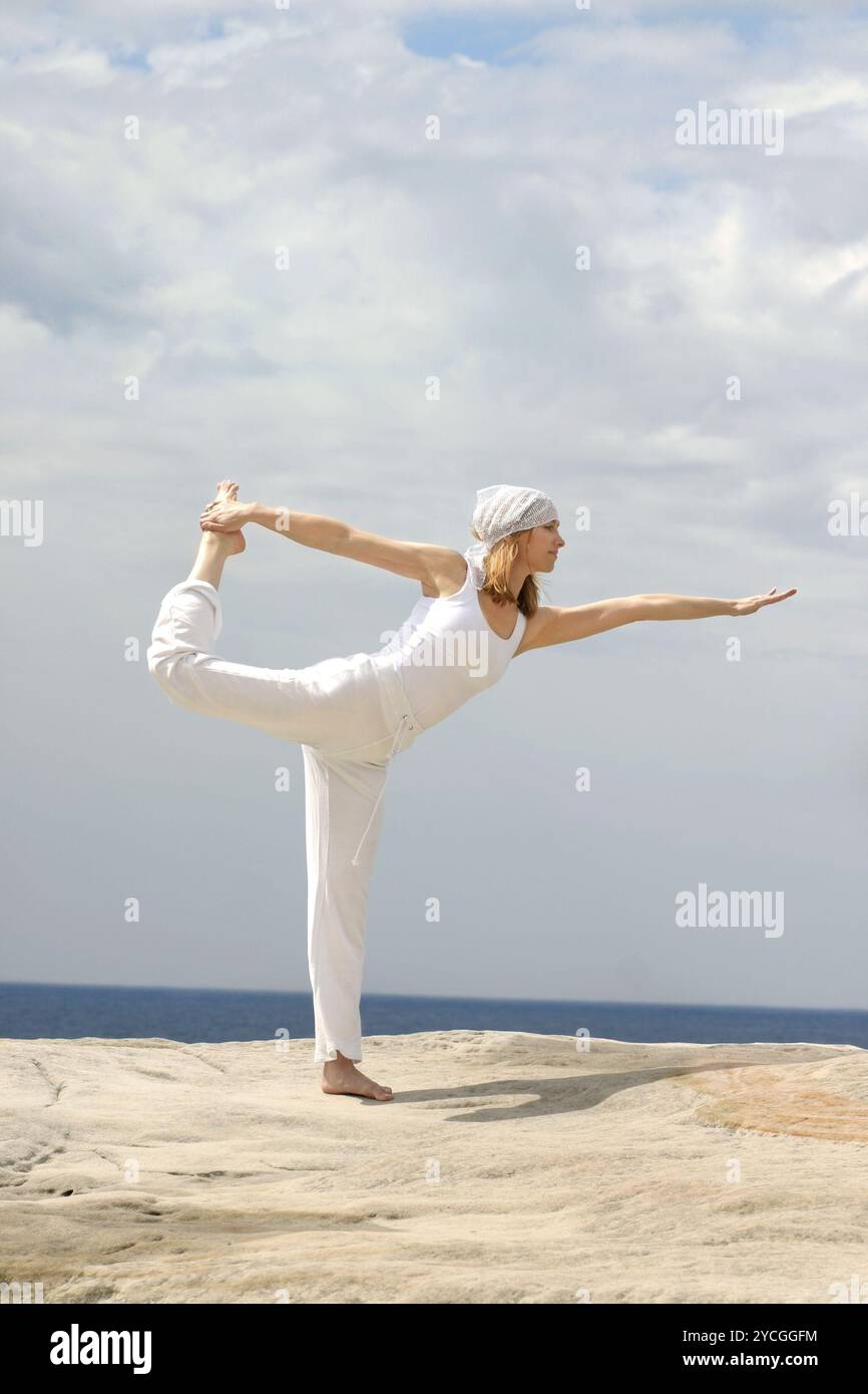 Nataraja-asana (Lord of Dance Stock Photo - Alamy